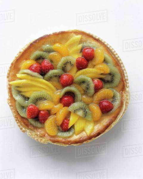 A Whole Fruit Torte - Stock Photo - Dissolve