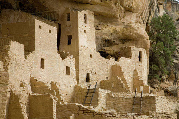 CO, Colorado, Mesa Verde National Park, home of Ancestral Pueblo people ...