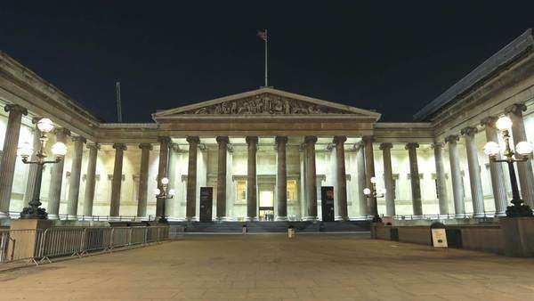 Night At The British Museum London Slow Timelapse Zoom In To The night-at-the-british-museum-london-slow-timelapse-zoom-in-to-the