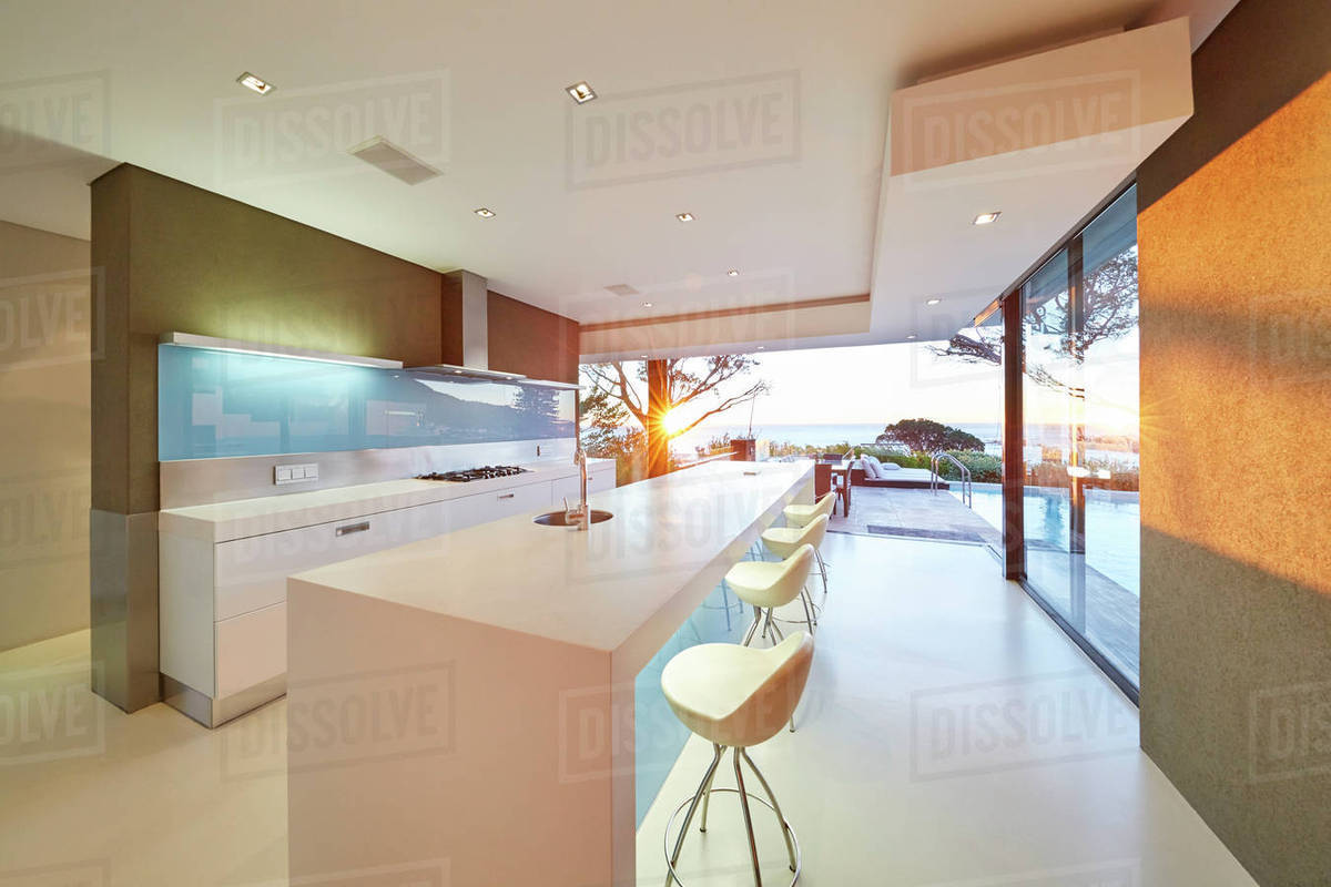 Modern luxury home showcase kitchen - Royalty-free Stock Photo | Dissolve