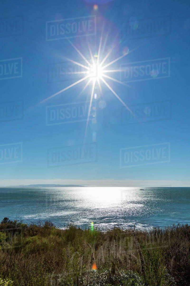 Sunshine over Shell Beach, California - Royalty-free Stock Photo | Dissolve