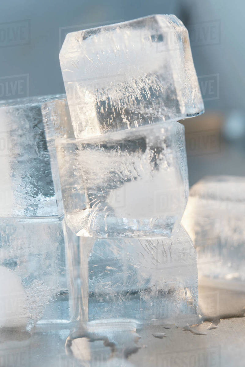 Stacked ice cubes - Royalty-free Stock Photo | Dissolve