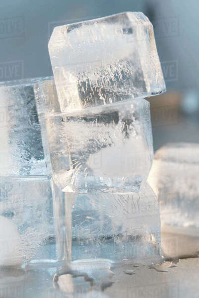 Stacked ice cubes - Royalty-free Stock Photo | Dissolve