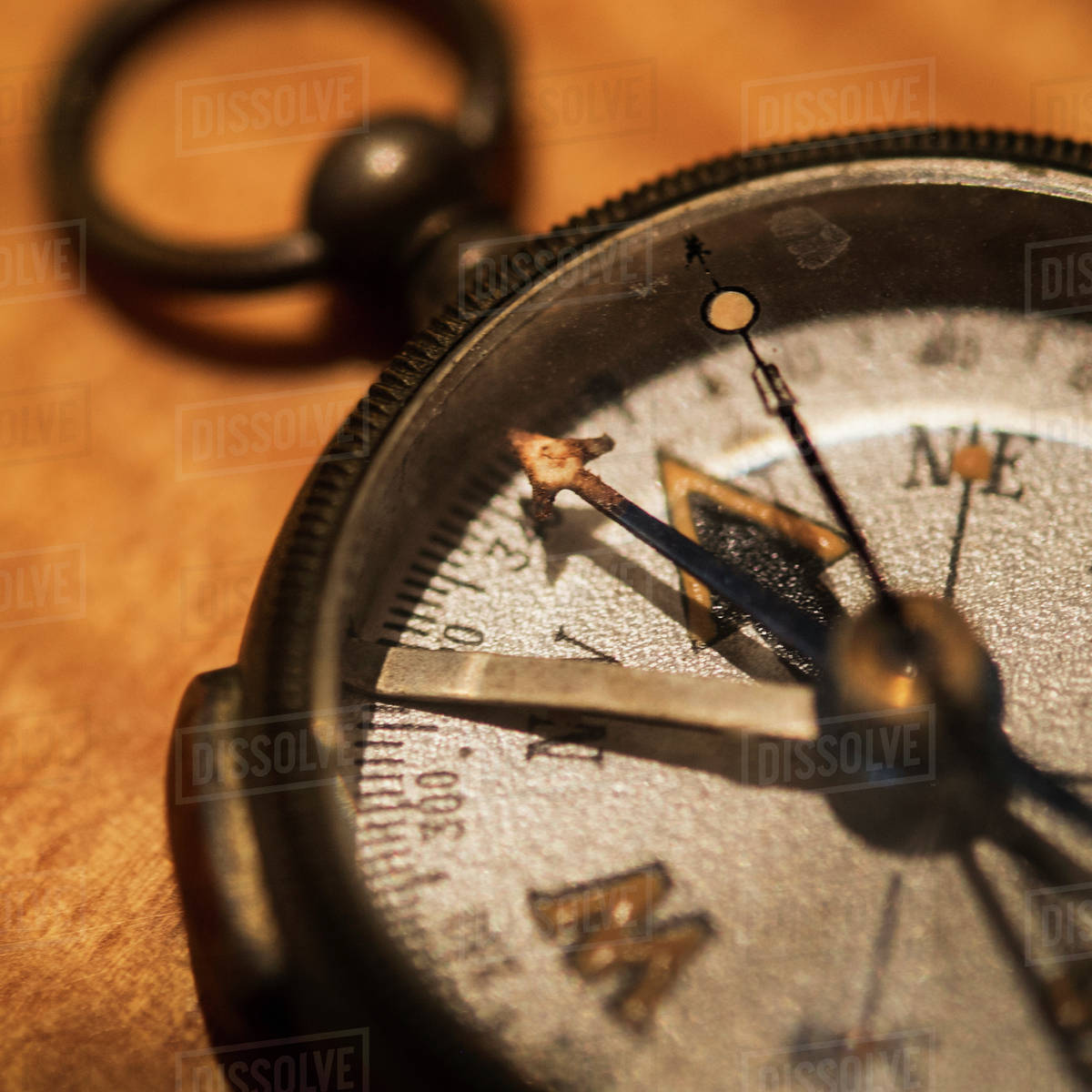 Studio shot of old fashioned compass - Royalty-free Stock Photo | Dissolve