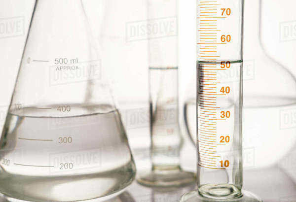 Water in beakers - Royalty-free Stock Photo | Dissolve