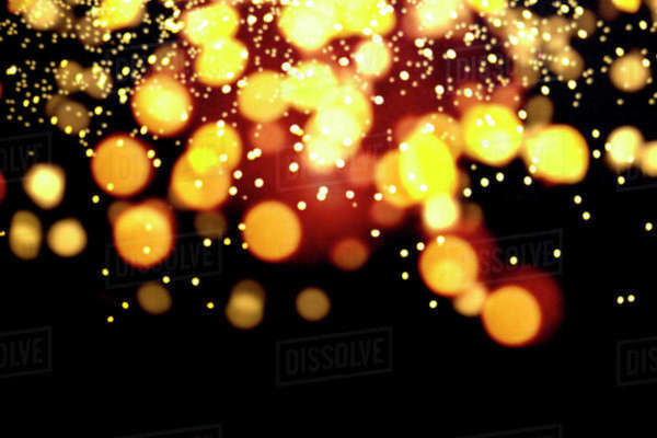 Abstract yellow lights - Royalty-free Stock Photo | Dissolve