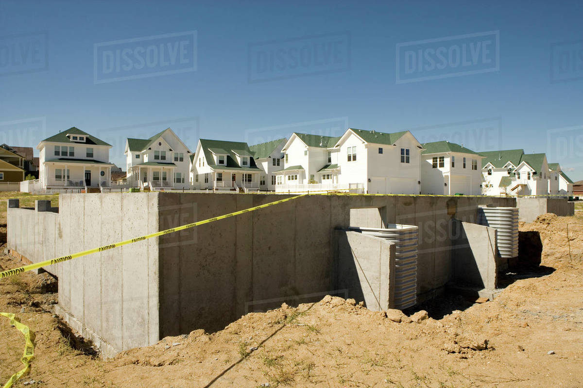 Housing development under construction - Royalty-free Stock Photo ...