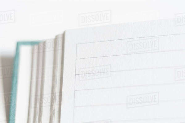 Open and empty journal - Stock Photo - Dissolve