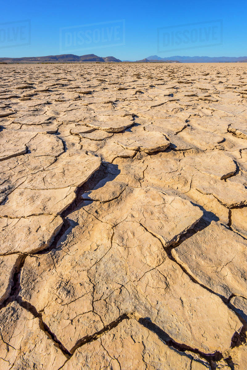 View of cracked ground - Royalty-free Stock Photo | Dissolve