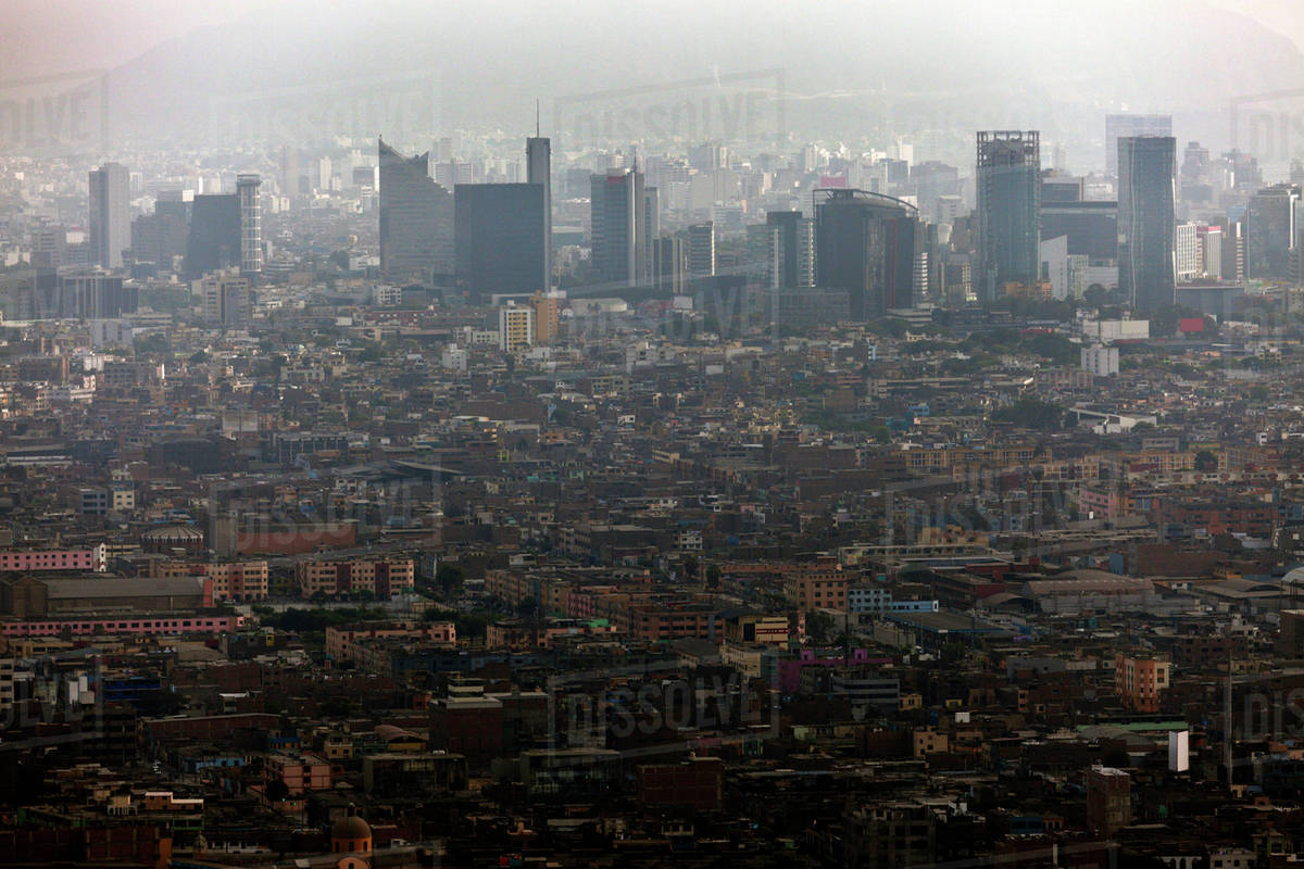 Elevated view of crowded city - Royalty-free Stock Photo | Dissolve