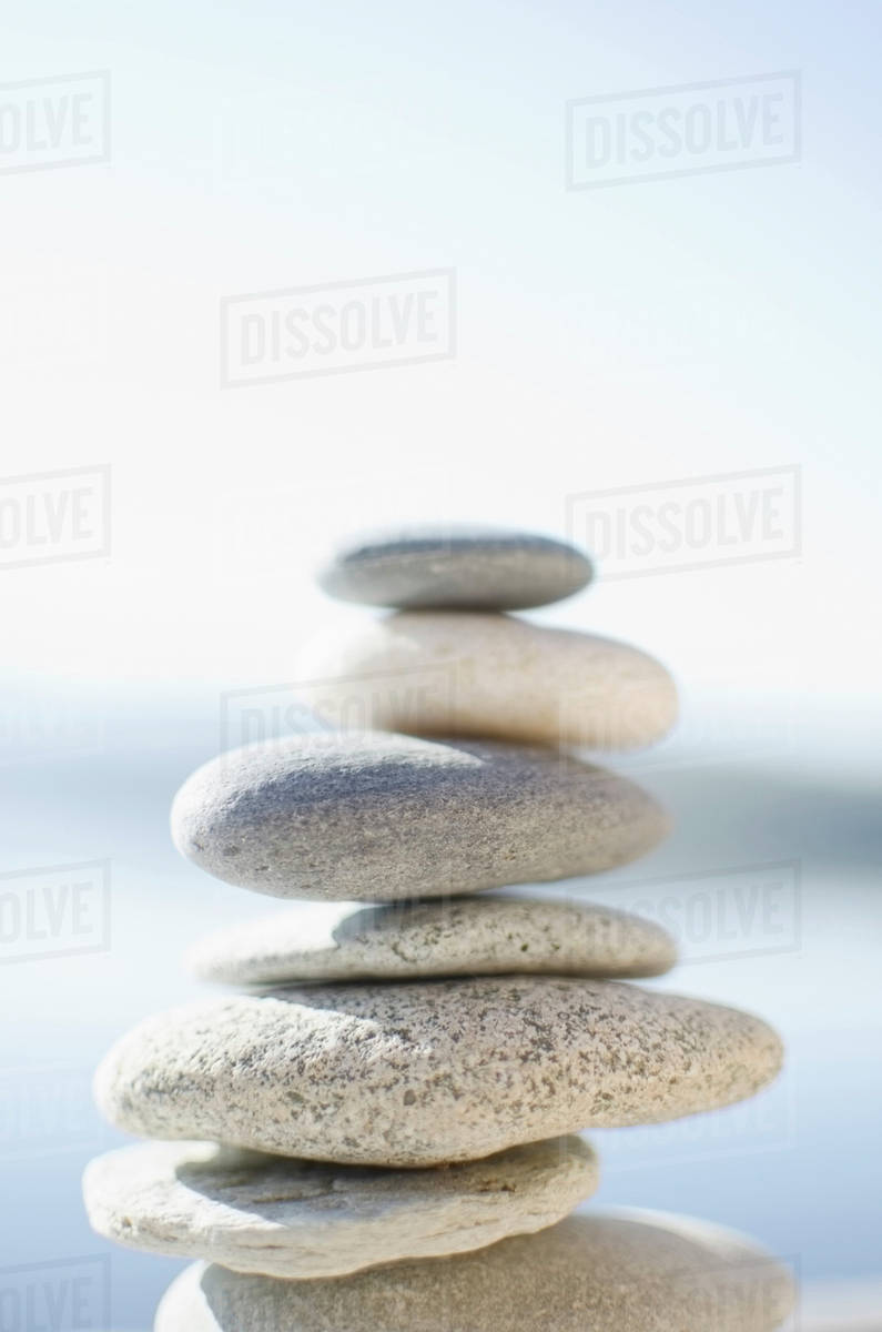 Stacked pebbles - Royalty-free Stock Photo | Dissolve