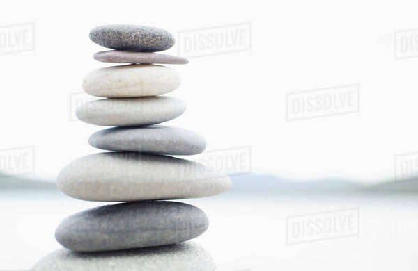 Stacked pebbles - Royalty-free Stock Photo | Dissolve