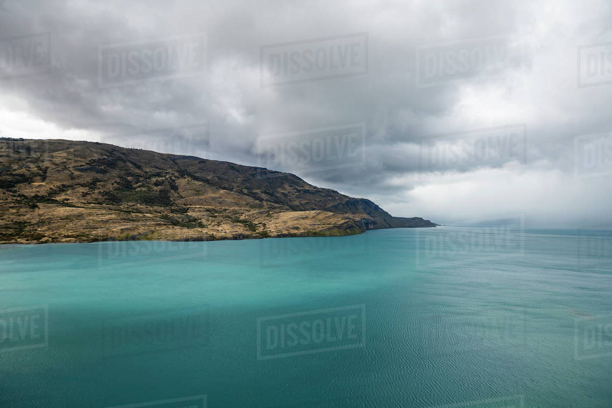 Chile, Magalllanes, Clouds over Toro Lake in Torres Del Paine National ...