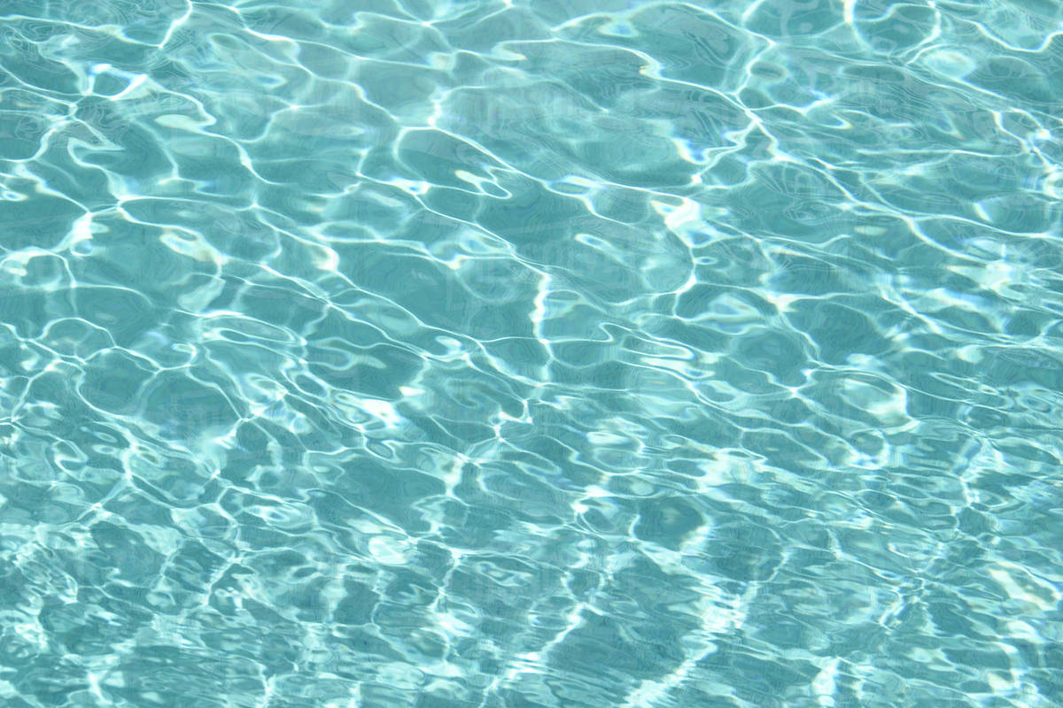 Elevated view of water in swimming pool - Royalty-free Stock Photo ...