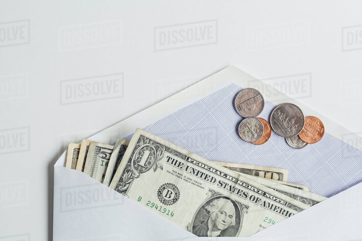Money in envelope - Royalty-free Stock Photo | Dissolve