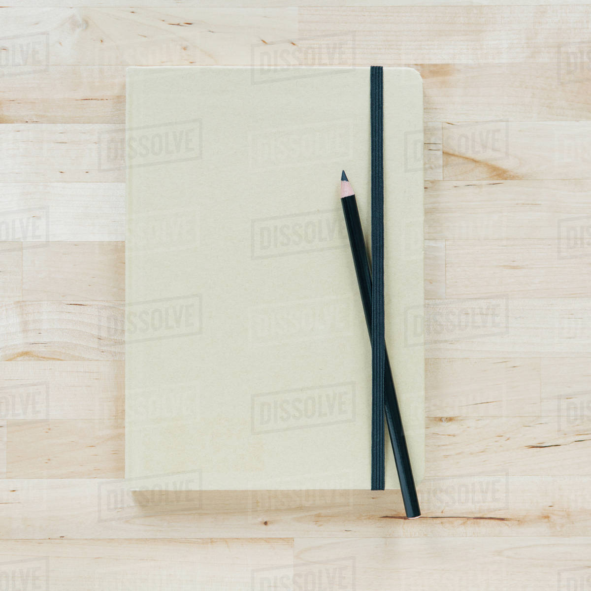 Overhead view of notebooks - Royalty-free Stock Photo | Dissolve