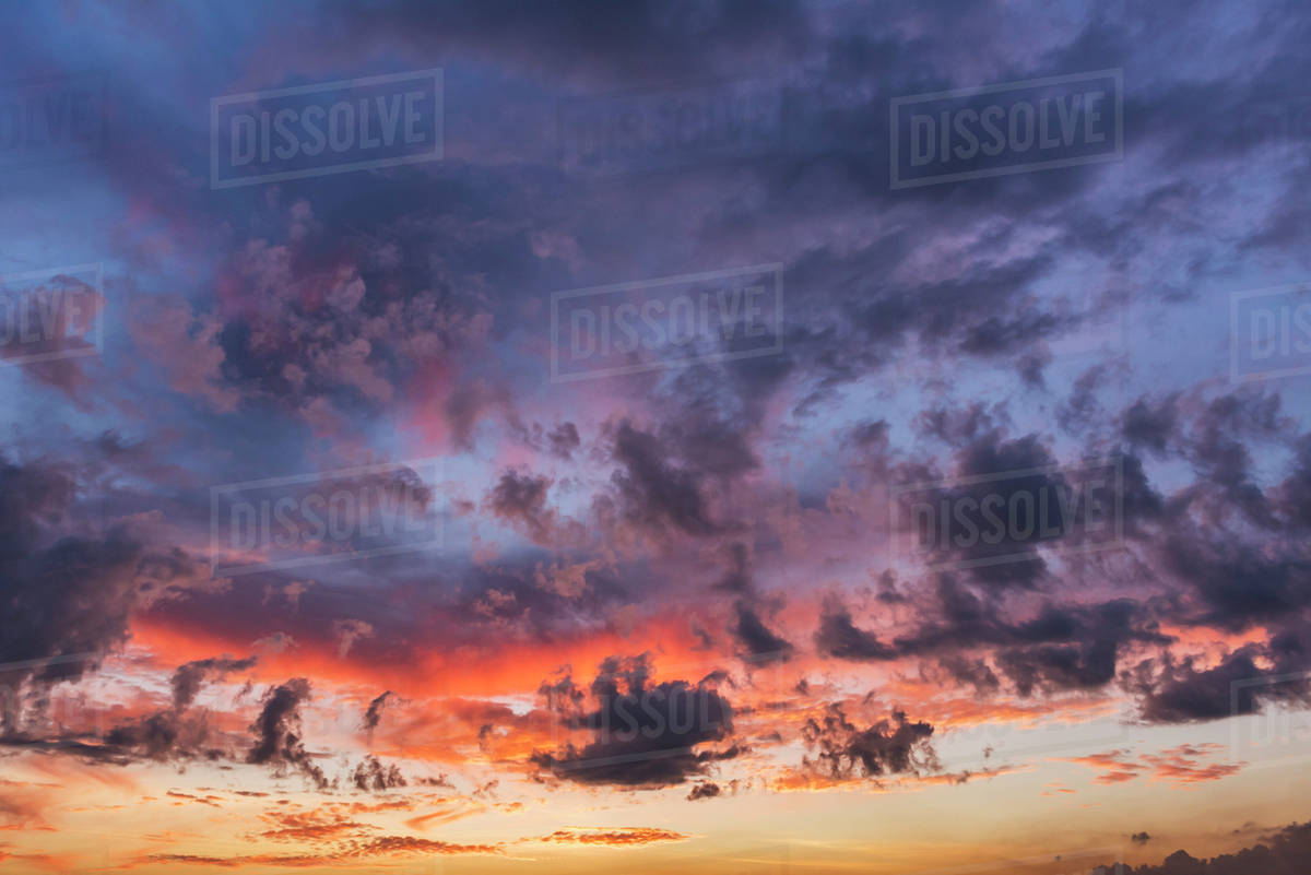 Cloudscape at sunset - Royalty-free Stock Photo | Dissolve