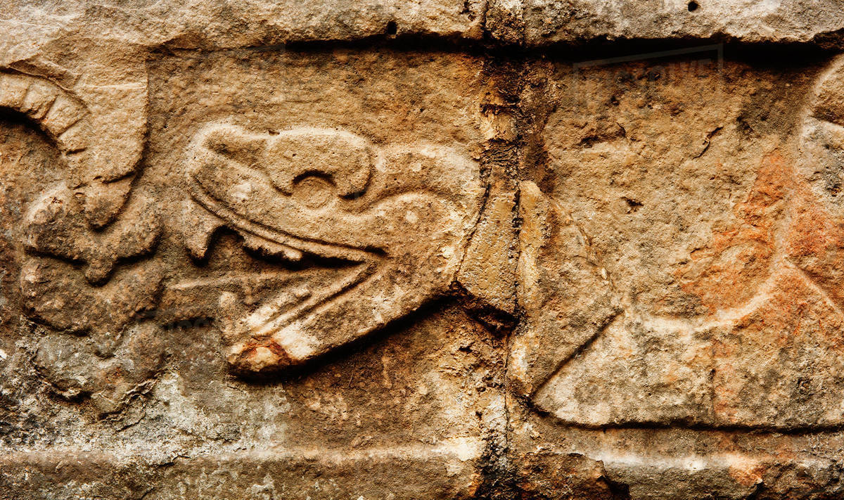 Mayan carvings - Royalty-free Stock Photo | Dissolve