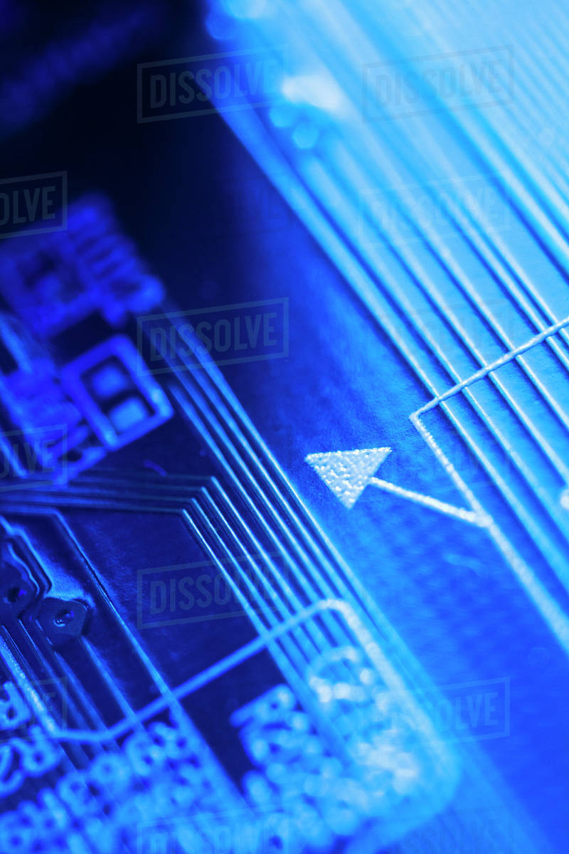 Studio shot of computer chip - Royalty-free Stock Photo | Dissolve