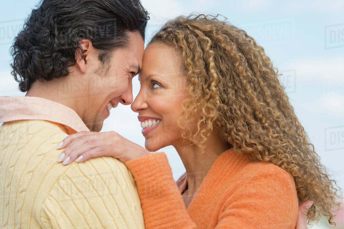 Couple face to face - Royalty-free Stock Photo | Dissolve