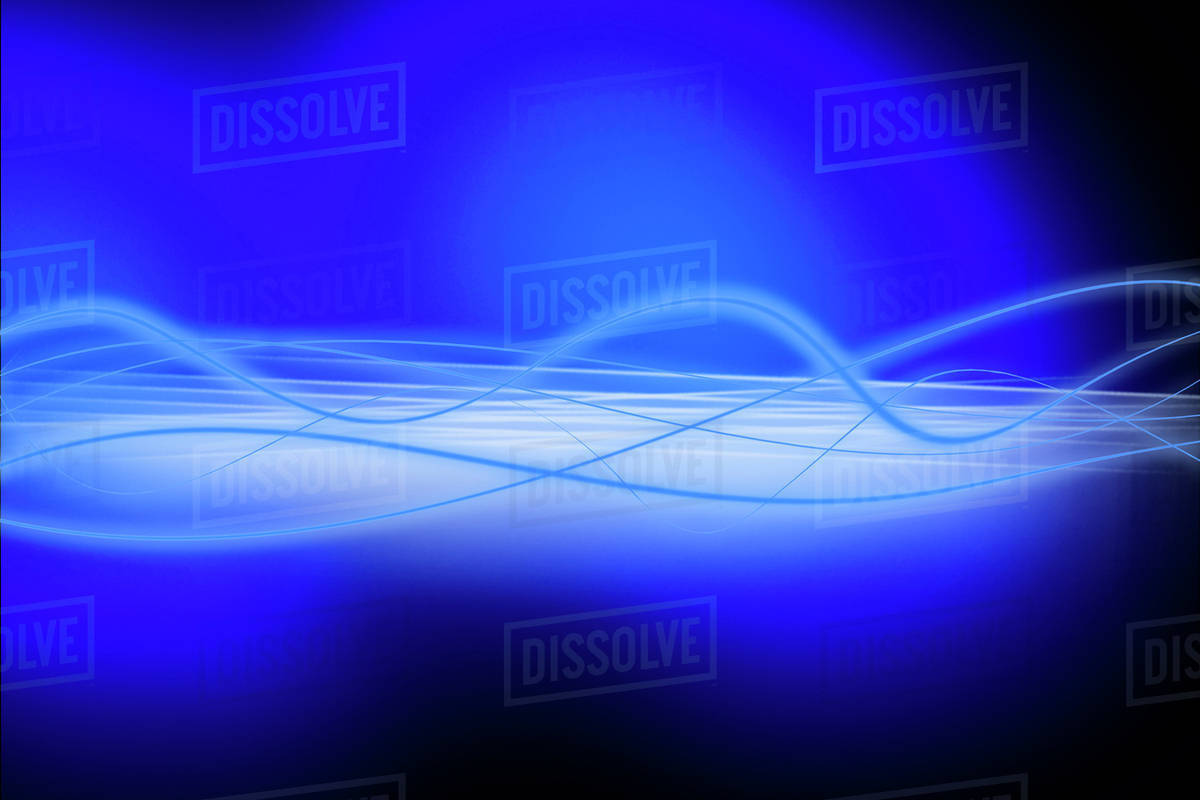 Blue background representing electromagnetic wave - Royalty-free Stock ...