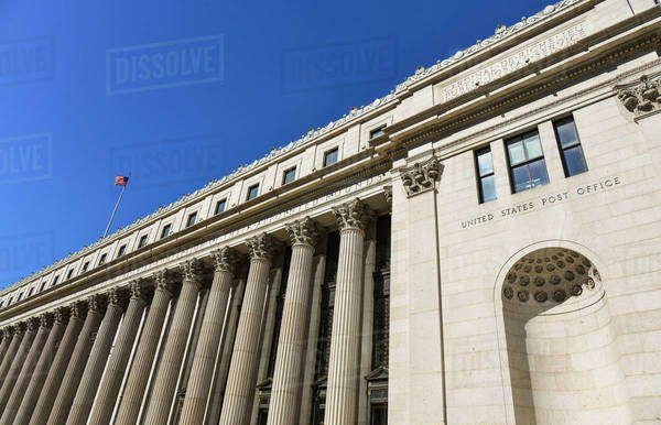 American post office building - Royalty-free Stock Photo | Dissolve