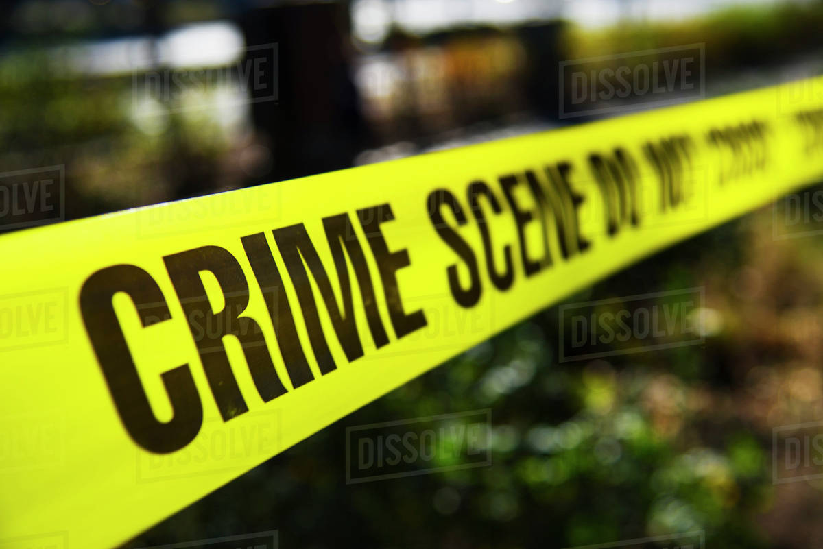 Crime scene barrier tape - Stock Photo - Dissolve