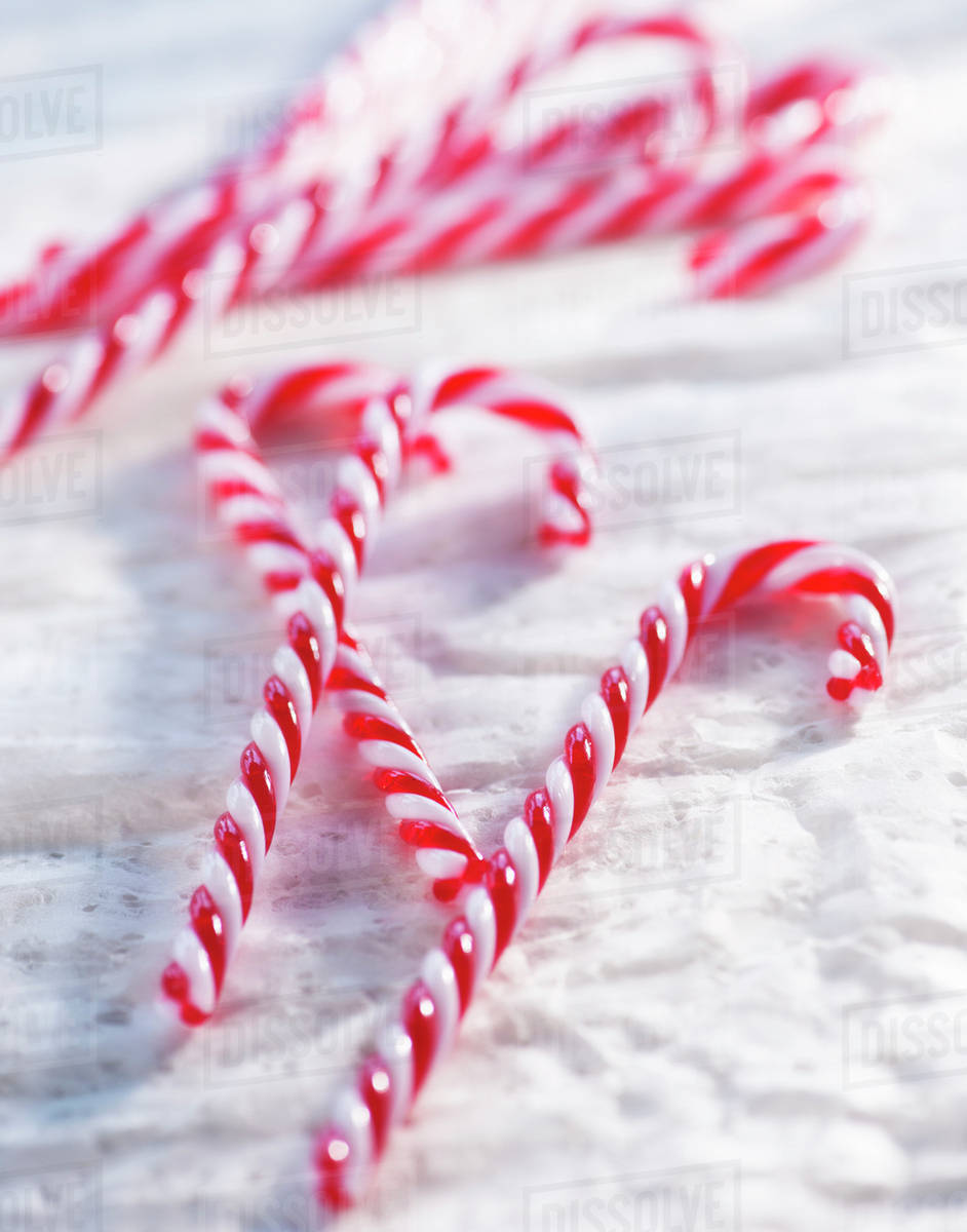 Christmas candy canes - Stock Photo - Dissolve