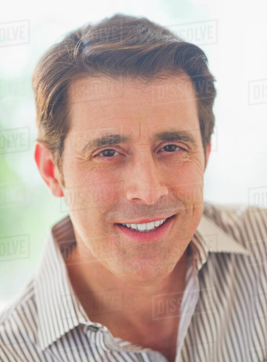Portrait of smiling man - Royalty-free Stock Photo | Dissolve