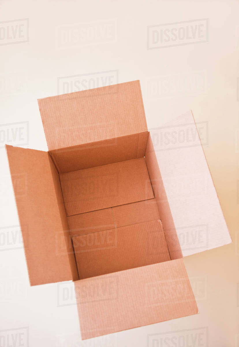 Close-up of open carton box - Royalty-free Stock Photo | Dissolve