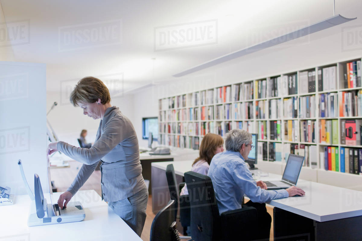 Employees of design agency at work - Royalty-free Stock Photo | Dissolve