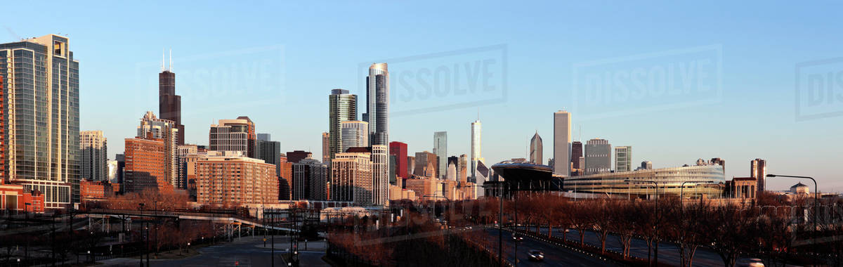 City, Panoramic view of downtown - Royalty-free Stock Photo | Dissolve