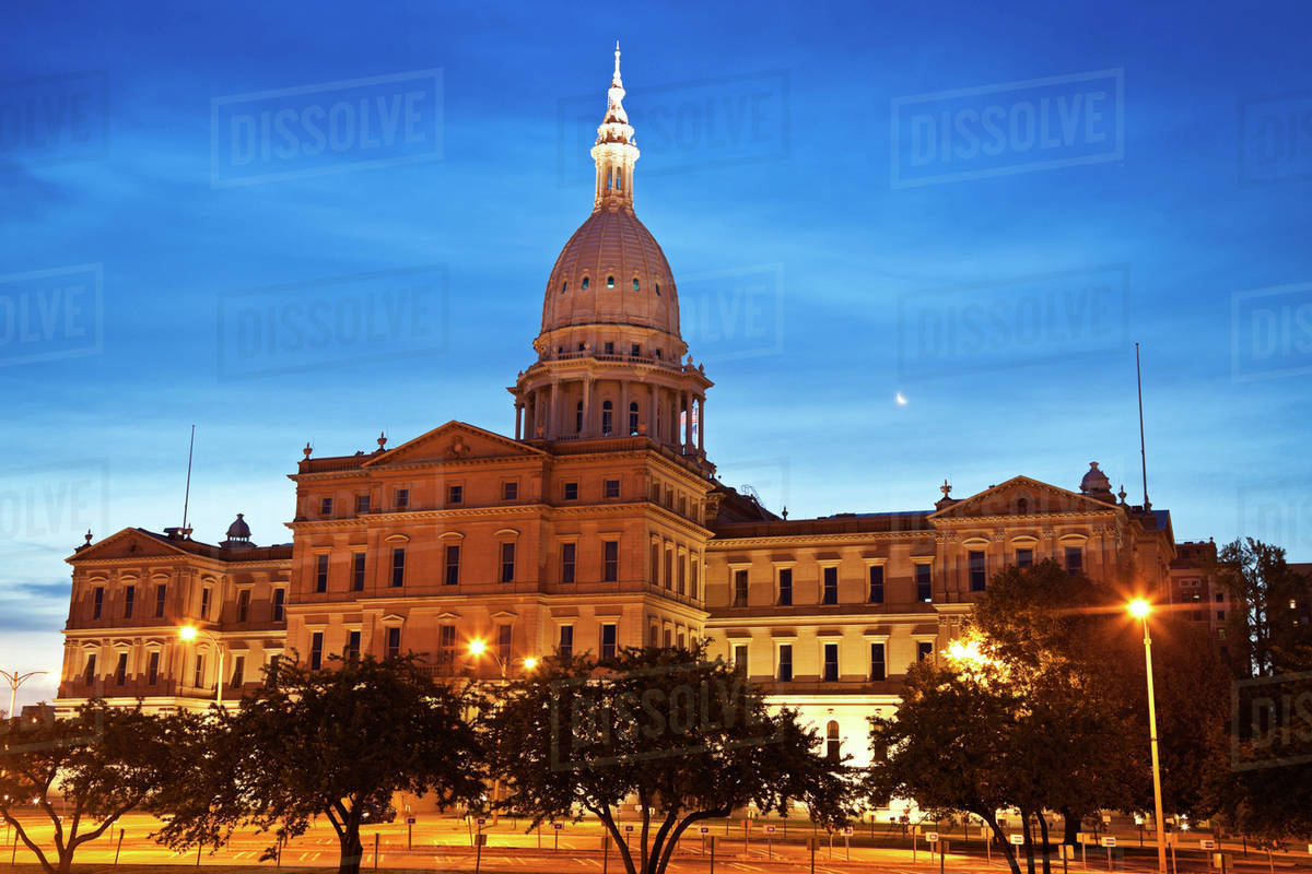 State Capitol Building at sunrise - Royalty-free Stock Photo | Dissolve