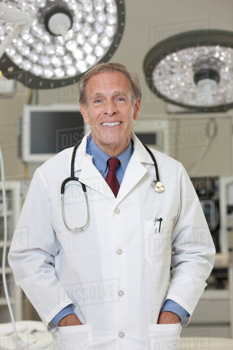 Portrait of male doctor - Stock Photo - Dissolve