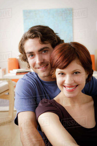 Portrait of smiling couple - Royalty-free Stock Photo | Dissolve