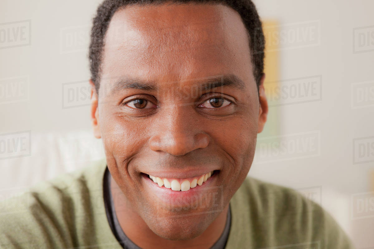 Portrait of smiling man - Royalty-free Stock Photo | Dissolve