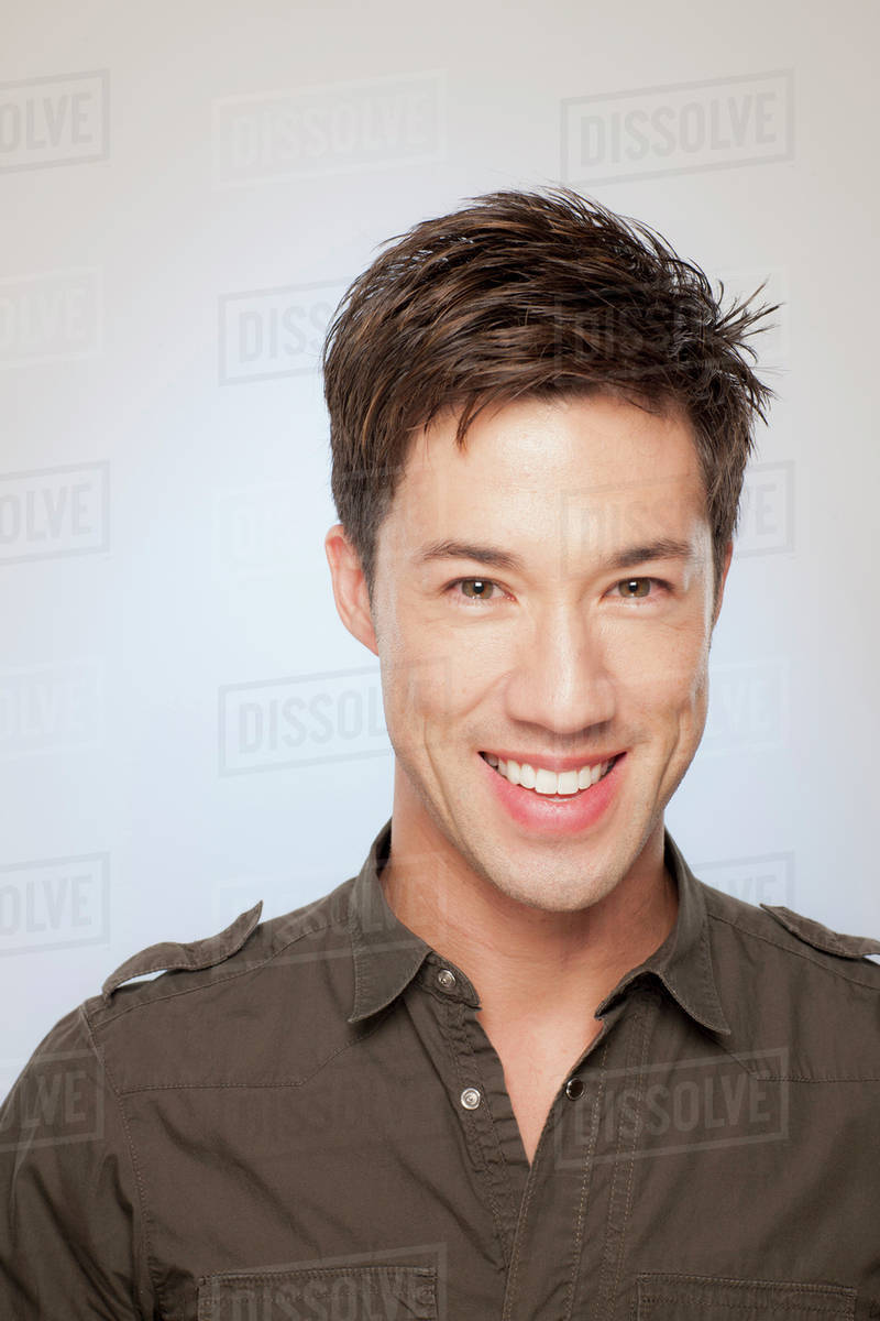 Portrait of smiling man - Royalty-free Stock Photo | Dissolve