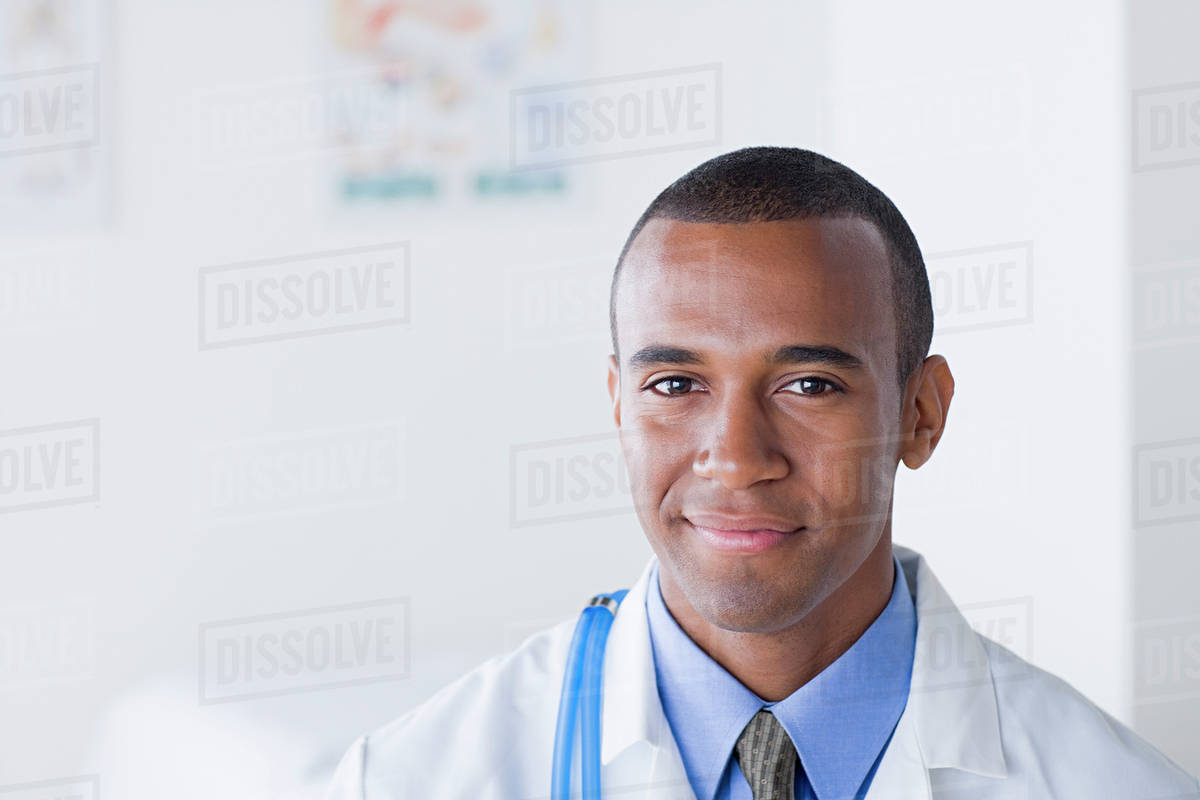 Portrait of male doctor - Royalty-free Stock Photo | Dissolve