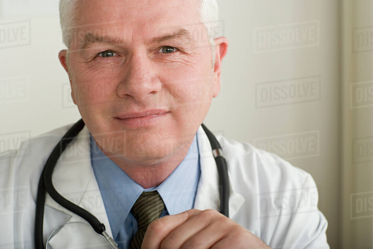 Portrait of male doctor - Stock Photo - Dissolve