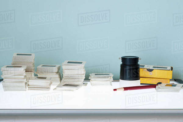 Stacks of slides - Stock Photo - Dissolve
