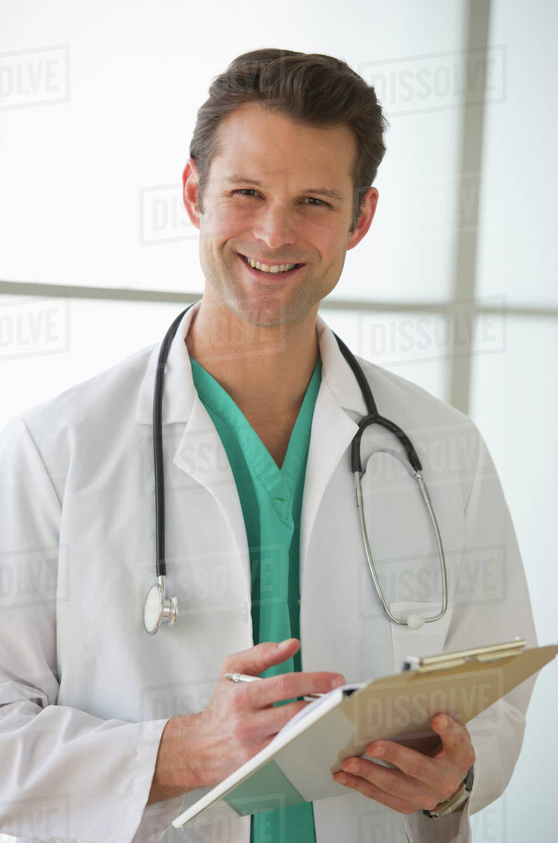 Portrait of male doctor - Royalty-free Stock Photo | Dissolve