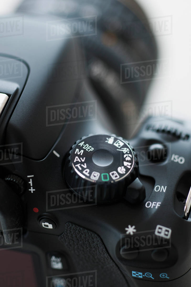 Digital SLR camera buttons - Stock Photo - Dissolve