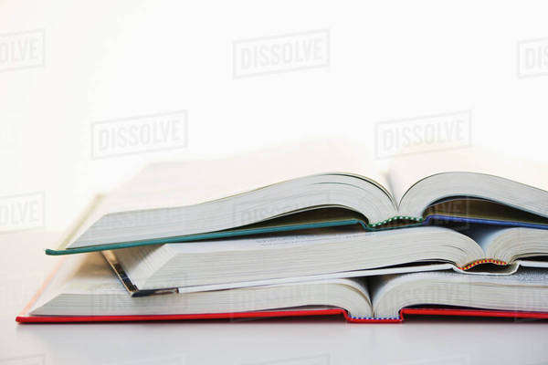Studio shot of open books - Royalty-free Stock Photo | Dissolve