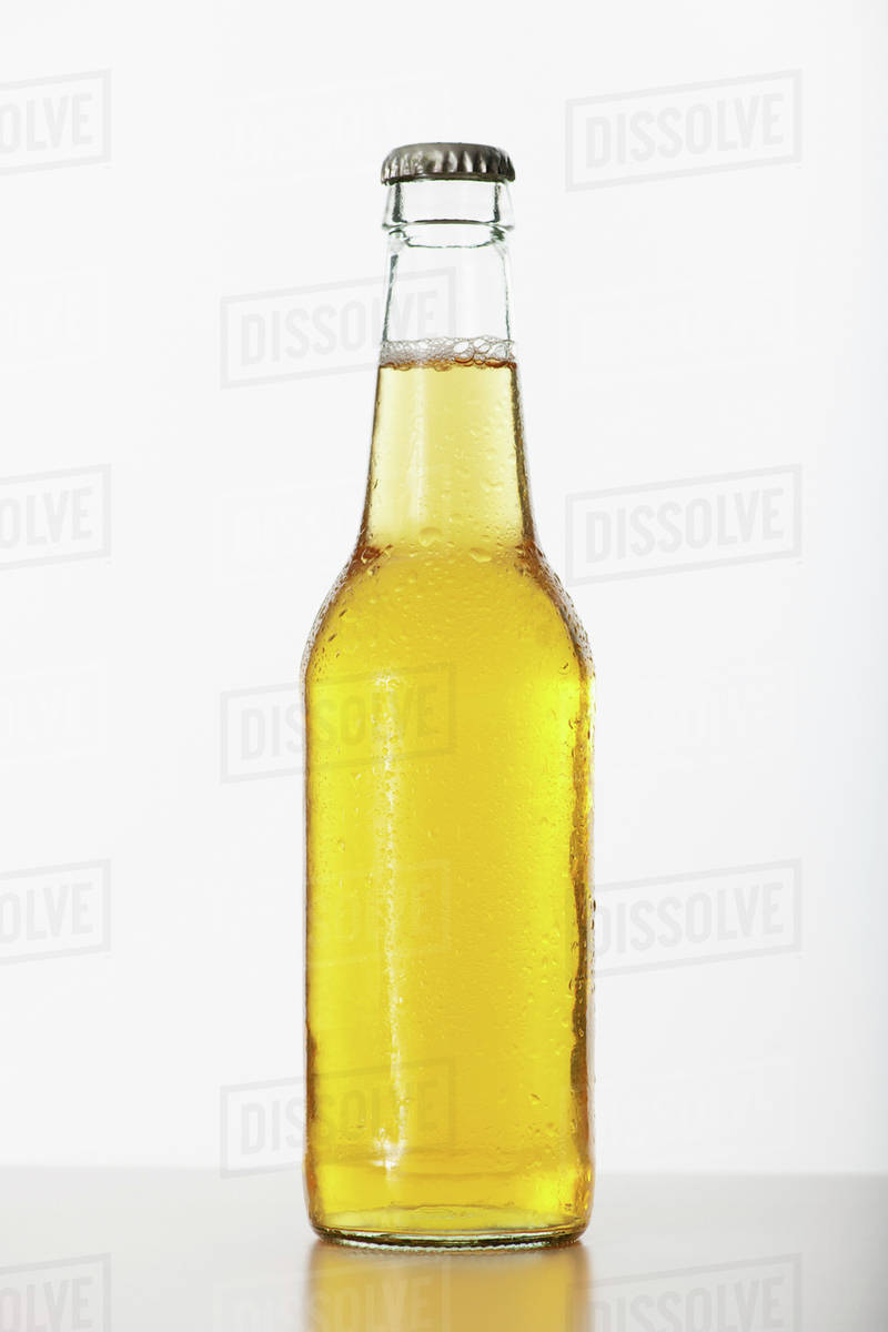Studio shot of beer bottle - Royalty-free Stock Photo | Dissolve