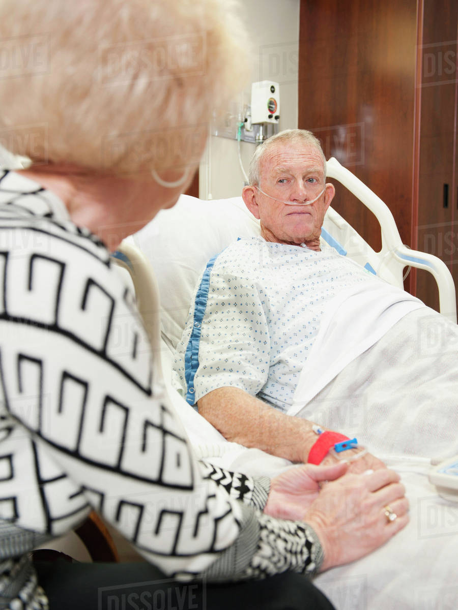 Senior people in hospital - Royalty-free Stock Photo | Dissolve