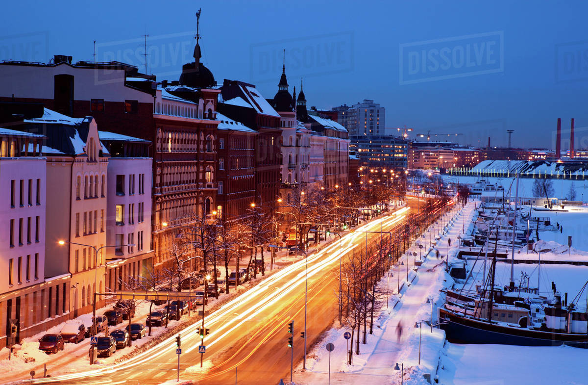 Finland, Helsinki, Pohjoisesplanadi Street - Royalty-free Stock Photo ...