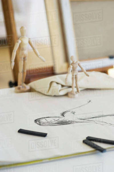 Drawing of a person - Royalty-free Stock Photo | Dissolve