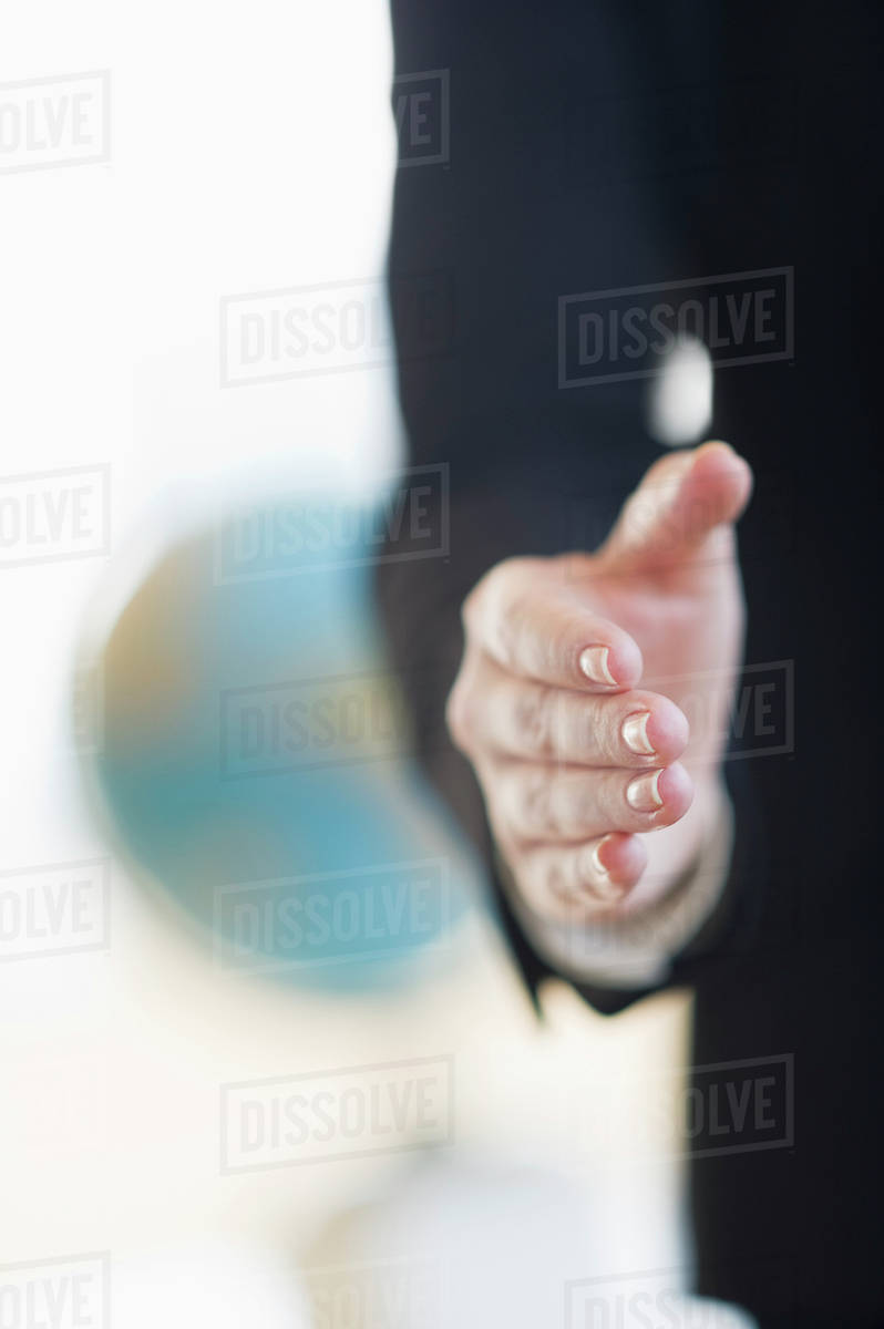 Hand extended for handshake - Royalty-free Stock Photo | Dissolve