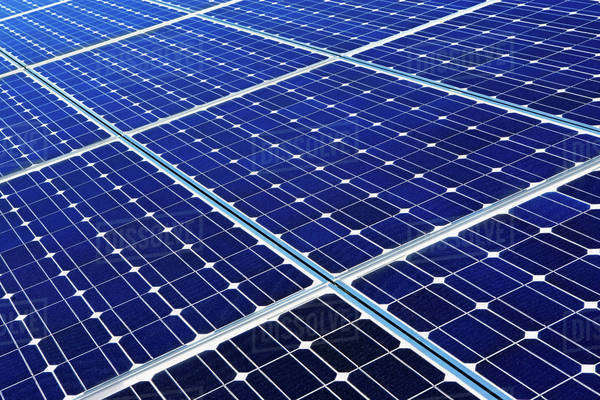 Death Valley, Solar panels, full frame - Stock Photo - Dissolve