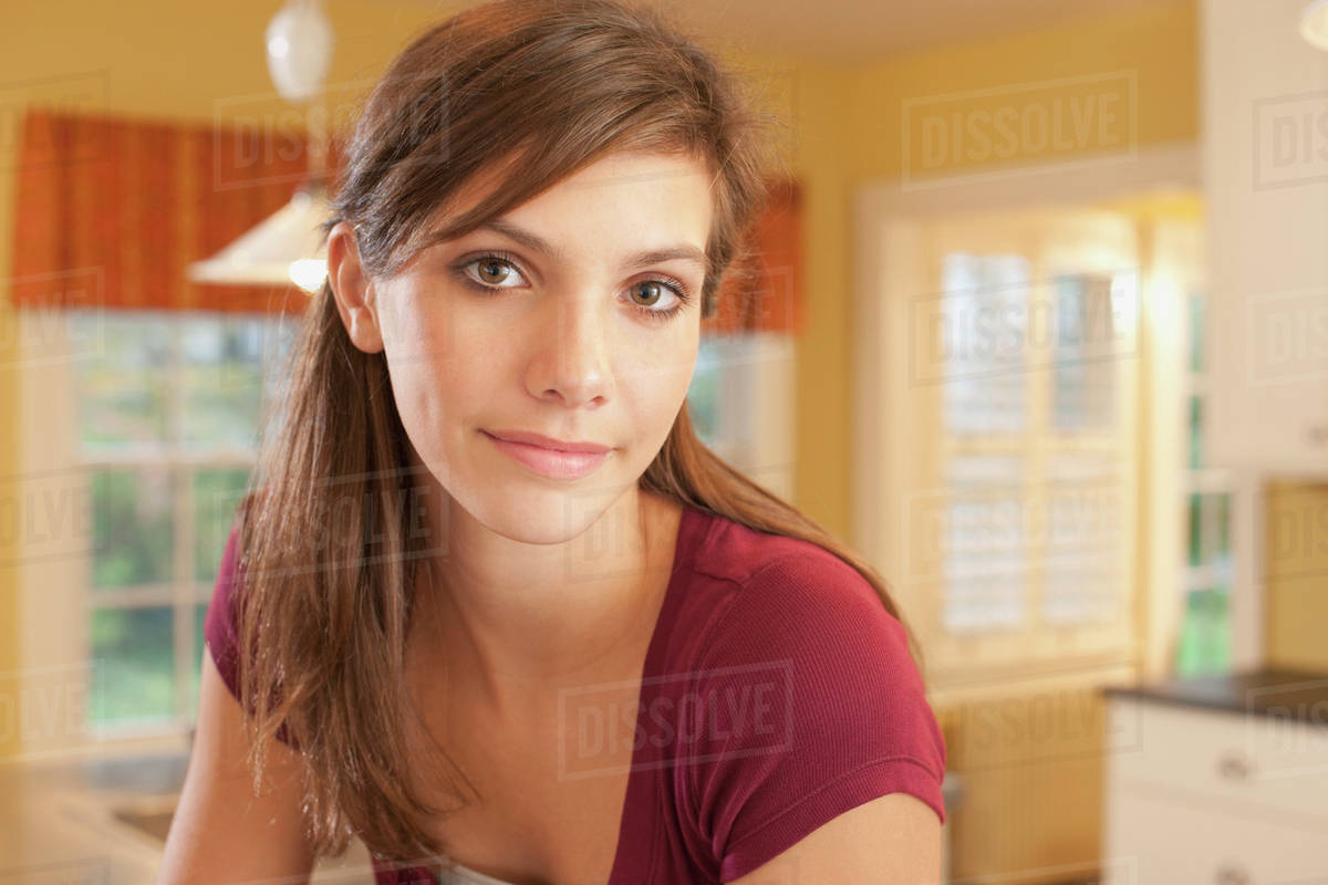 Girl in kitchen - Royalty-free Stock Photo | Dissolve